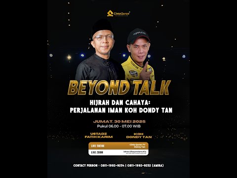 [LIVE] Dulu gelap kini terang Dulu mencari kini menemukan | bersama Koh Dondy Tan & Ust Fatih Karim