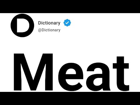 Meat Meaning In English