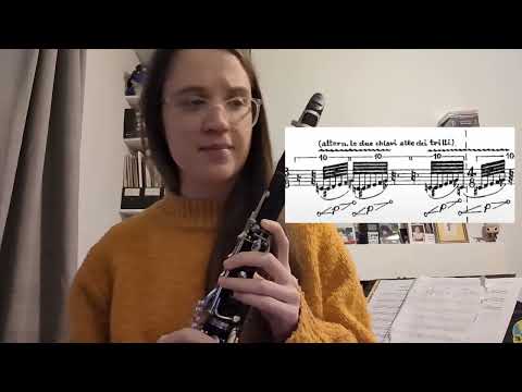 Multiphonic Trills for Bb Clarinet using the index finger or thumb key ...