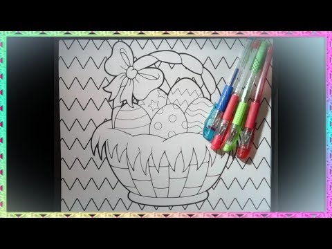 Easter Coloring Page / Adult Coloring