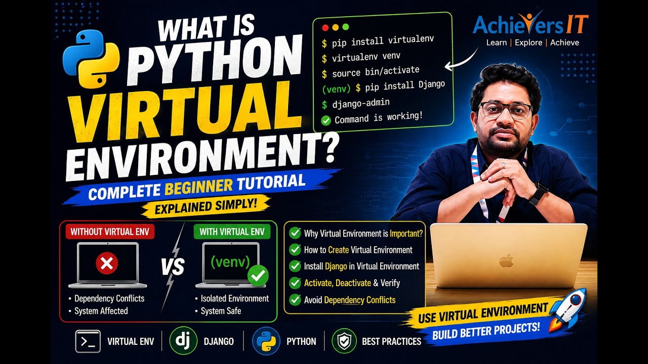 Virtualenv vs Local Python 🔥 | Real-Time Django Project Setup