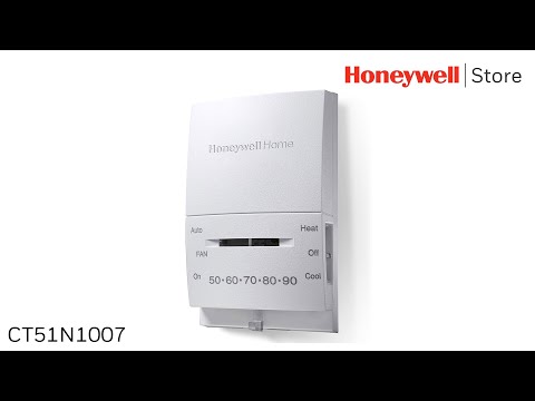 Honeywell Home Heat & Cool Manual Thermostat - (CT51N1007)