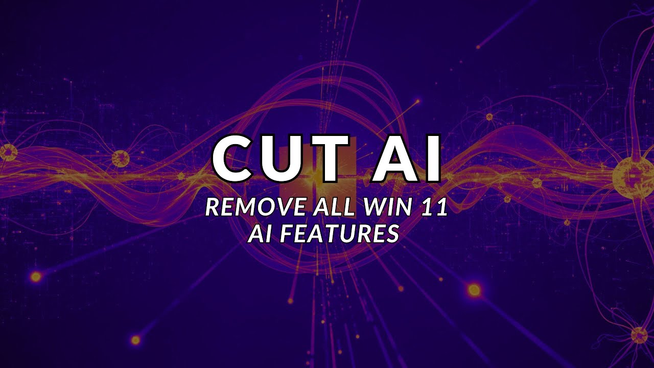 Remove All Windows 11 AI Features With RemoveWindowsAI GitHub Script
