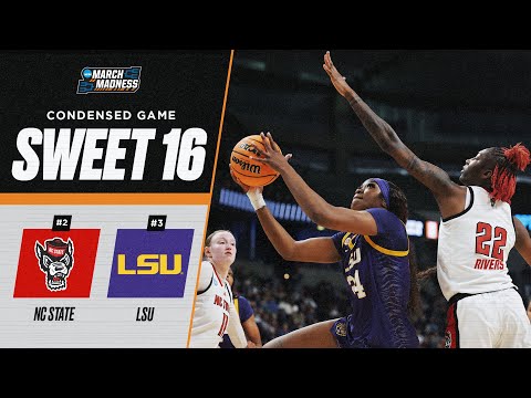 LSU vs. NC State - Sweet 16 NCAA tournament extended highlights
