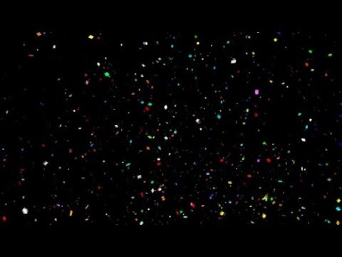 Multi Colored Confetti Party Popper Explosions on a Black Backgrounds | Motion Graphics - Videohive