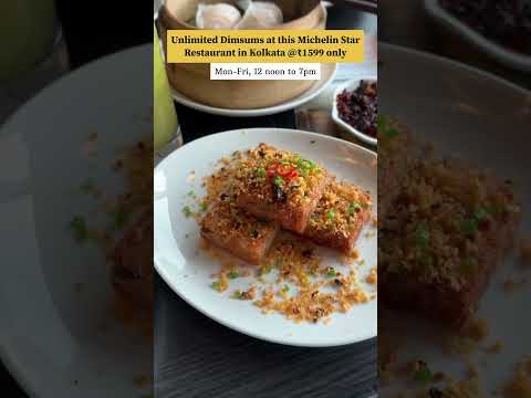 Unlimited Dimsums at Yauatcha 🥟 #shortsvideo #subscribe #food #michelinstar #dimsums