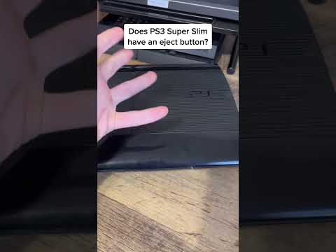 PS3 Super Slim Eject Button?