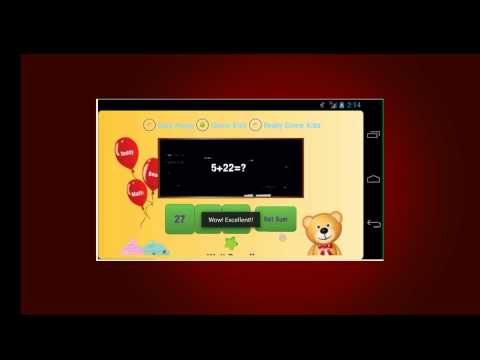 Android Maths Game, Children's App Free Download
