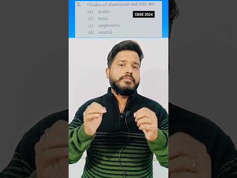 Oxides of aluminium and zinc are ? Amphoteric Oxide Definition with Examples | #shorts #science #yt