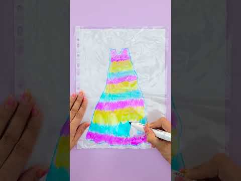 DIY DOLL DRESS! ππ Let's Make Barbie a Cute Dress From Paper! #kids #shorts