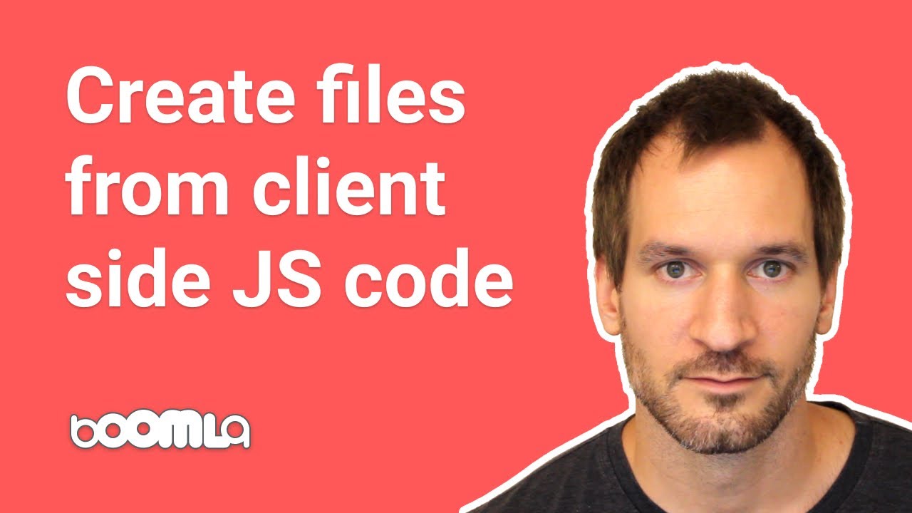 Create files from client side JavaScript code on the Boomla Platform