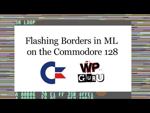 Flashing Border Colors on the Commodore 128 in Machine Language – The ...