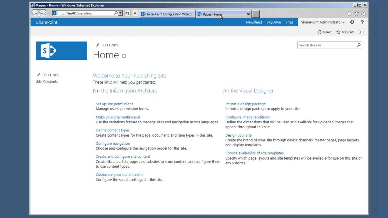 SharePoint 2013 Tutorial - Farm Configuration Wizard