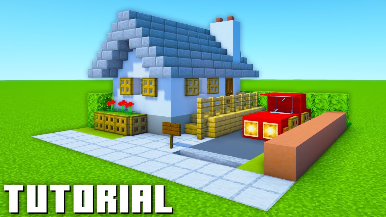 Minecraft Tutorial: How To Make A Suburban House 1 "Mini City 2 ...