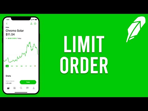 Robinhood Limit Order Explained