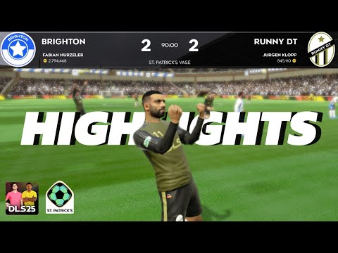 NO WINNER | Brighton vs Runny DT | St. Patrick's Vase | Dream League Soccer 2025