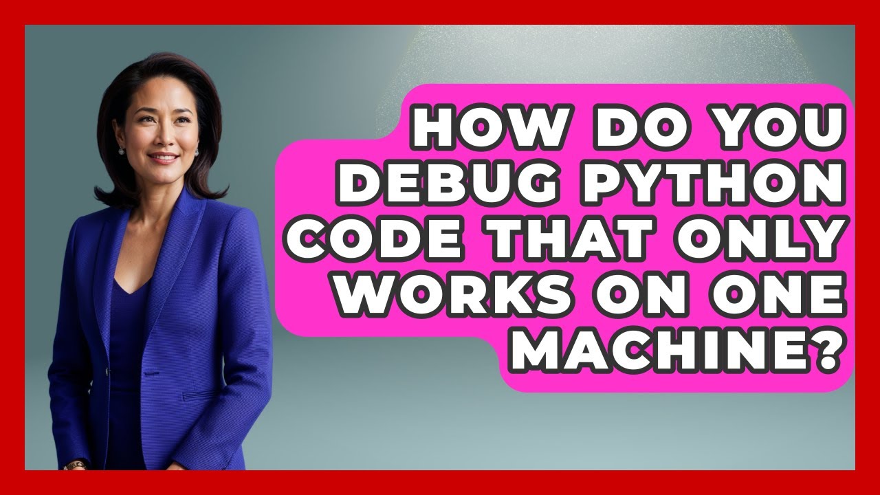 How Do You Debug Python Code That Only Works On One Machine? - Python Code School