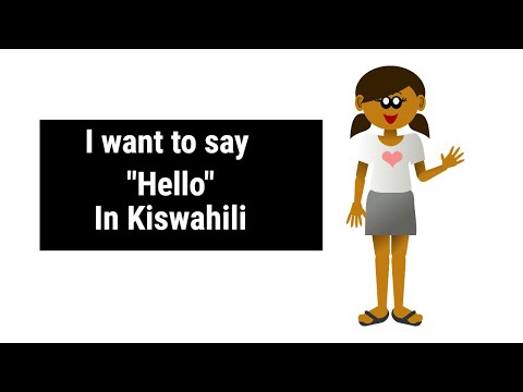 How do you say "hello" in Kiswahili