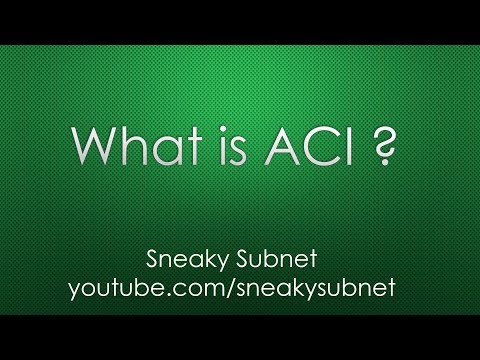Cisco ACI Overview