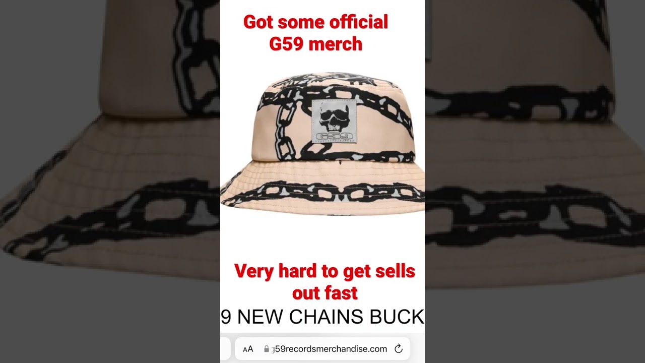 Official G59 merch drop