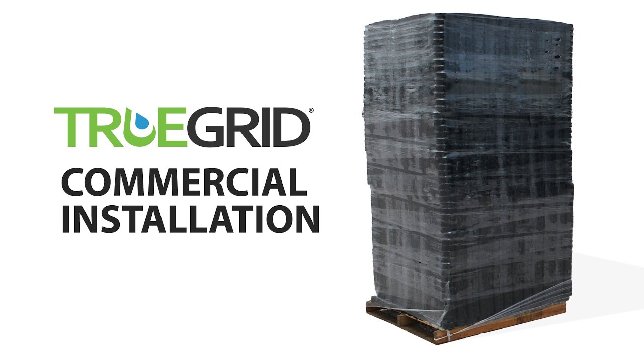 Commercial Gravel Installation: How to install TRUEGRID Permeable Pavers with gravel/stone infill.