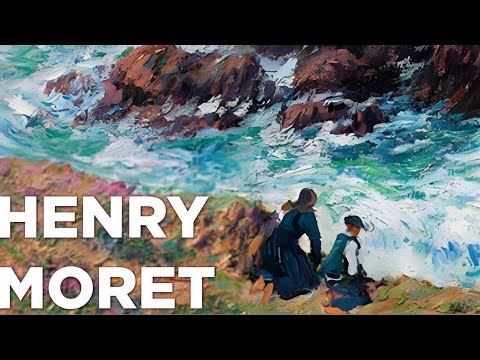 Henry Moret: A Collection of 77 Paintings