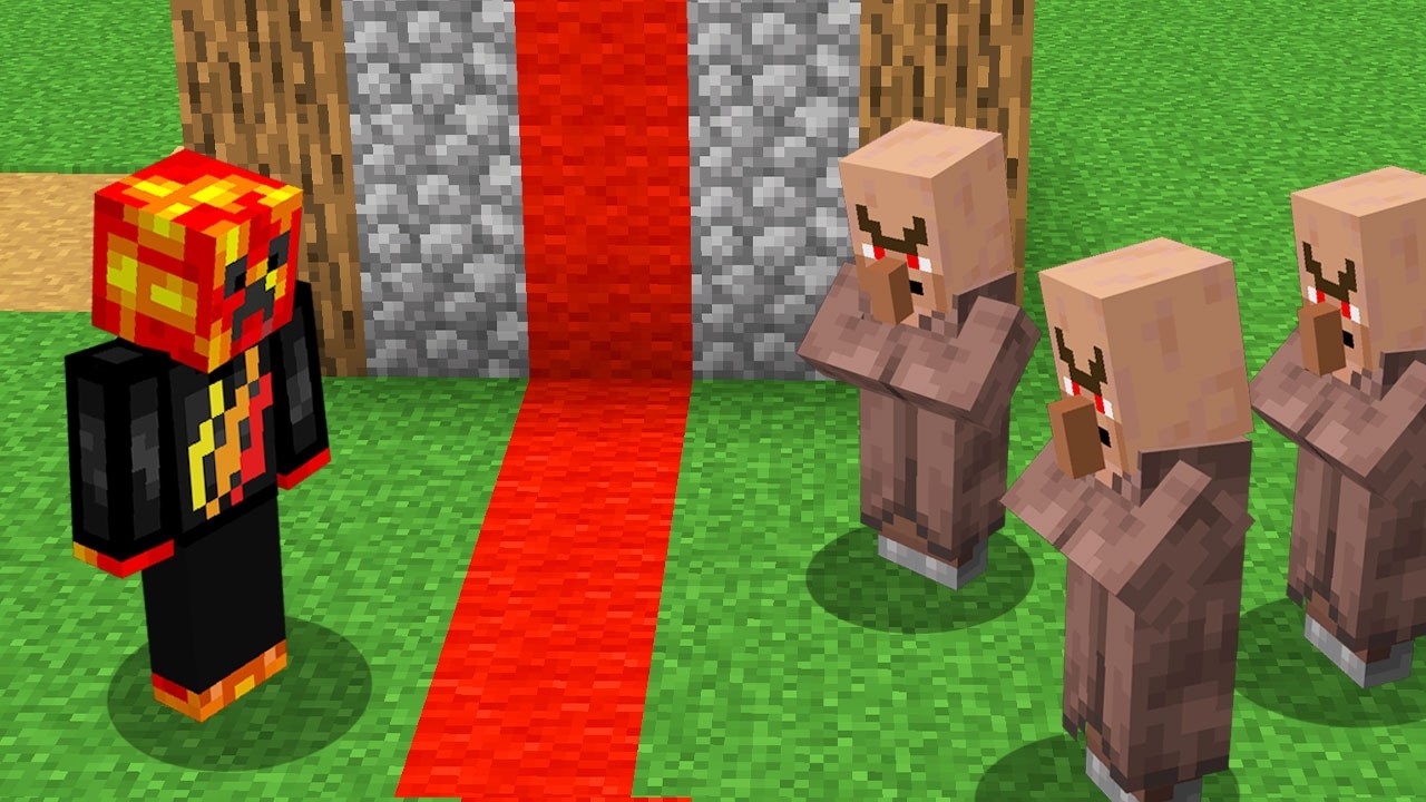 Minecraft Villagers SPLIT The Village in HALF!