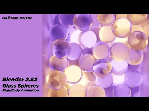 3D Simulation | Glass Spheres