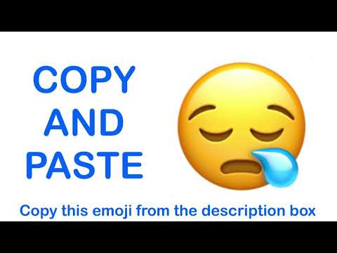 Sleepy FaceEMOJI ( APPLE ) - COPY and PASTE EMOJIS 😪