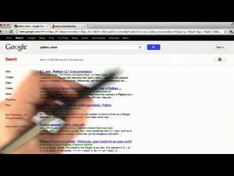 Set Union - Intro to Computer Science