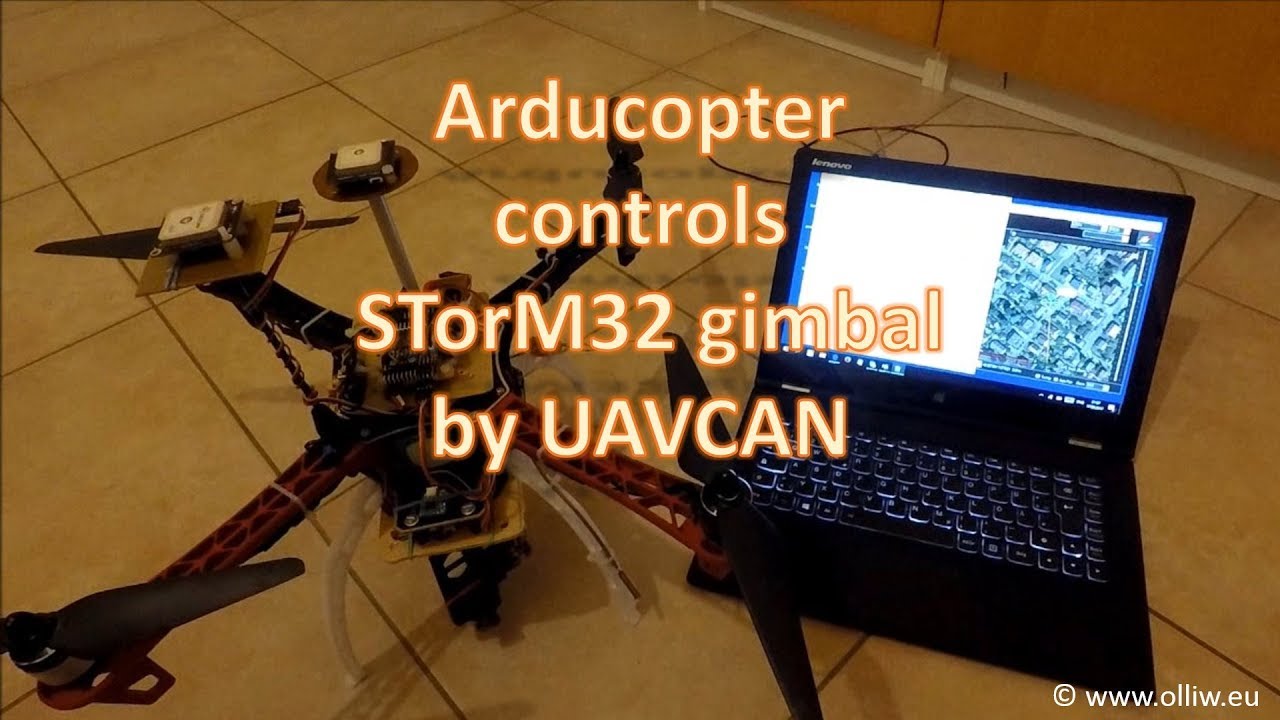 Arducopter controls STorM32 gimbal by UAVCAN