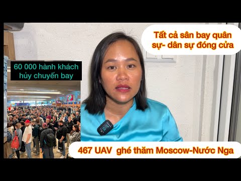 🇺🇦Tấn Công Gần 500 UAV Nhiều Địa Điểm Quân Sự Khắp Nước Nga/ 60k Hành Khách Nga Phải Huỷ Chuyến Bay