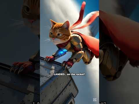 Iron Rescue Cat Saves Elon Muskโs Rocket Mid-Launch! ๐๐ผ