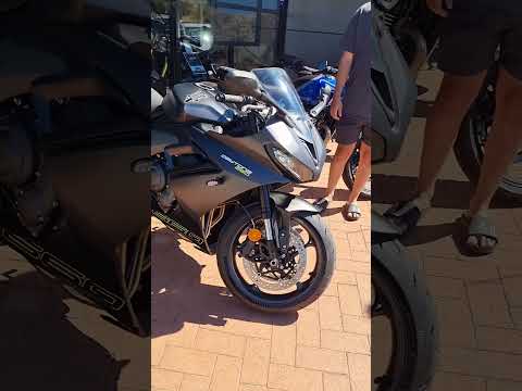 2024 Triumph Daytona 660 black grey Akrapovic exhaust