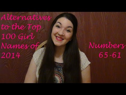 Alternatives to the Top 100 Girl Names of 2014 (65-61)
