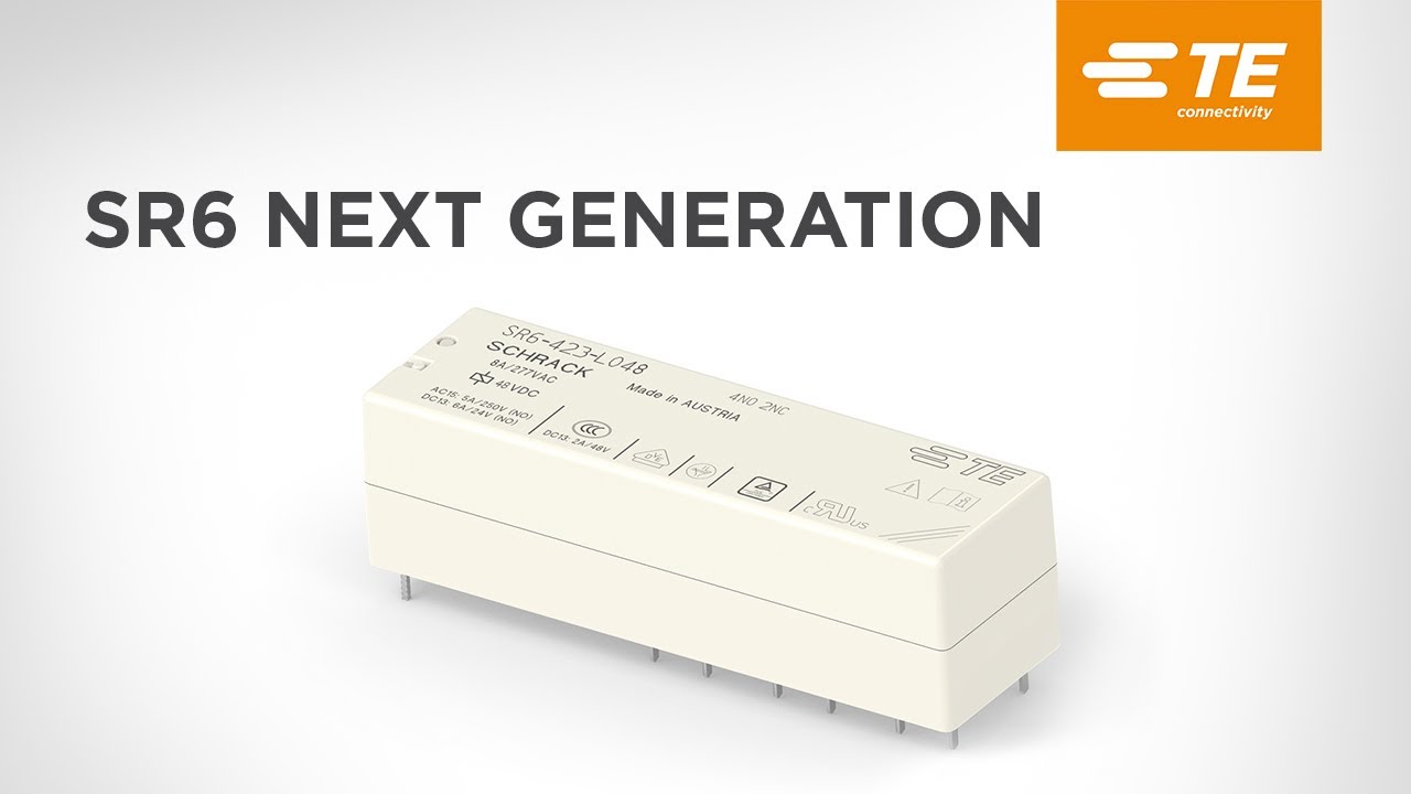 TE's Force Guided Relays - SR6 Next Generation