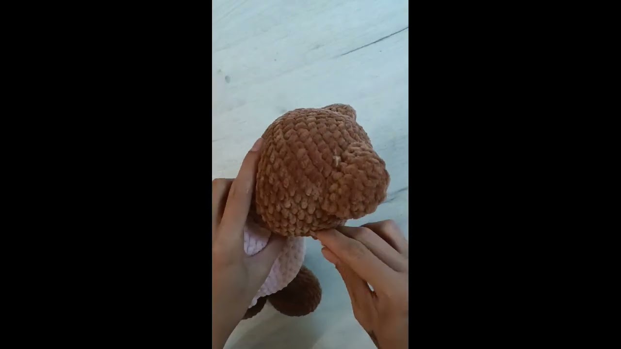 How to sculpt amigurumi face - crochet tutorial facial sculpting