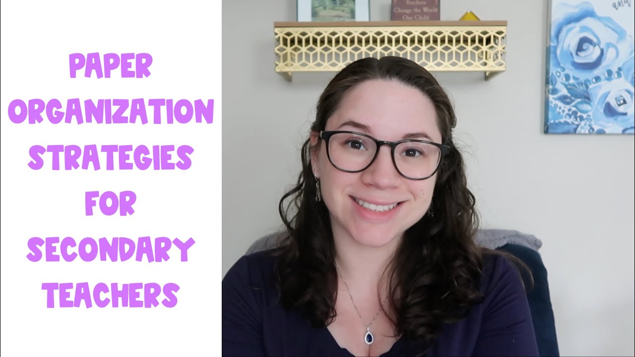 Paper Organization Solutions for Teachers
