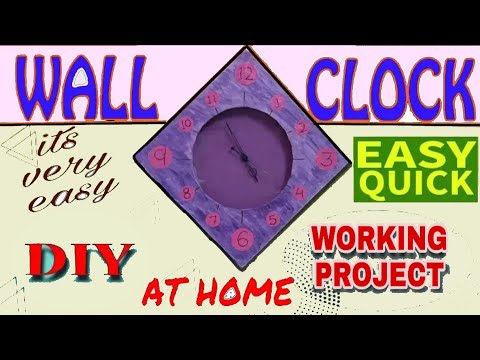 How to make a Working Clock | Clock making