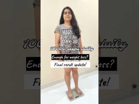 10000 steps challenge weight loss #10000steps #walking #weightloss #fatloss #motivation #pcos #gym