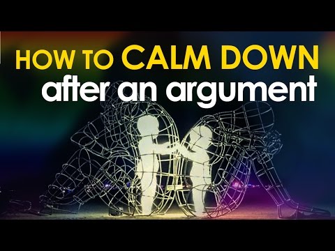 how to calm down after an argument | Lucille Yoder