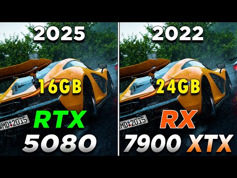 RTX 5080 16GB vs RX 7900 XTX 24GB | PC Gameplay Benchmark Tested