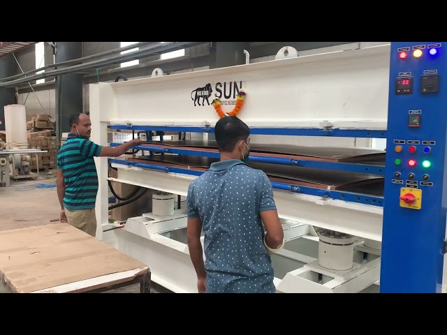 Hot Press Machine - 120 Ton Hydraulic Hot Press Machine Manufacturer ...