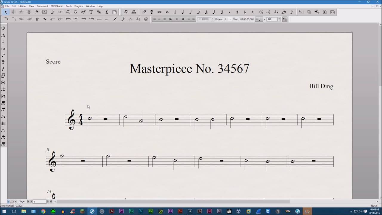 Finale 2014.5: How to export to PDF