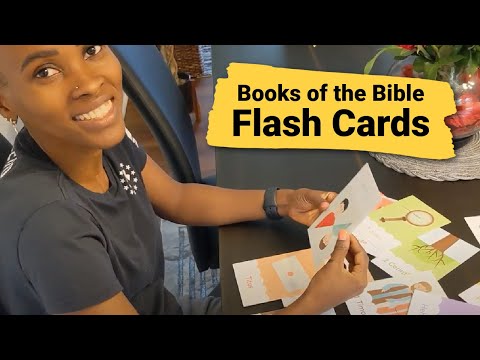 Bible Books Flash Card Learning Books of the Bible Game