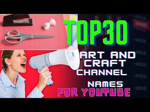 Top 30 Unique Art and craft channel names for YouTube|Art channel name ideas|future tech Kingdom