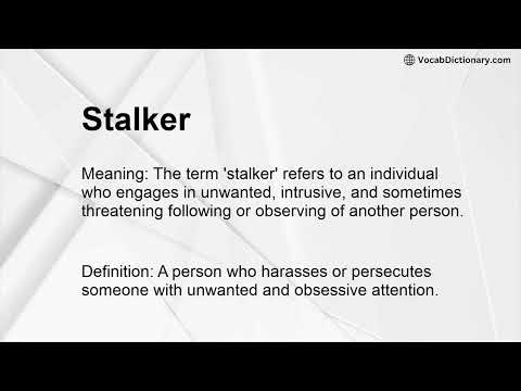 Stalker Meaning