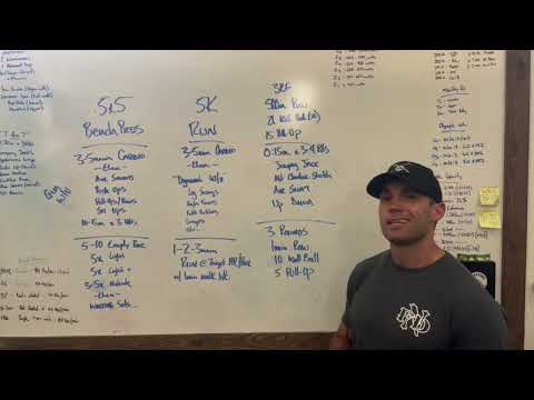 PFT warm up examples