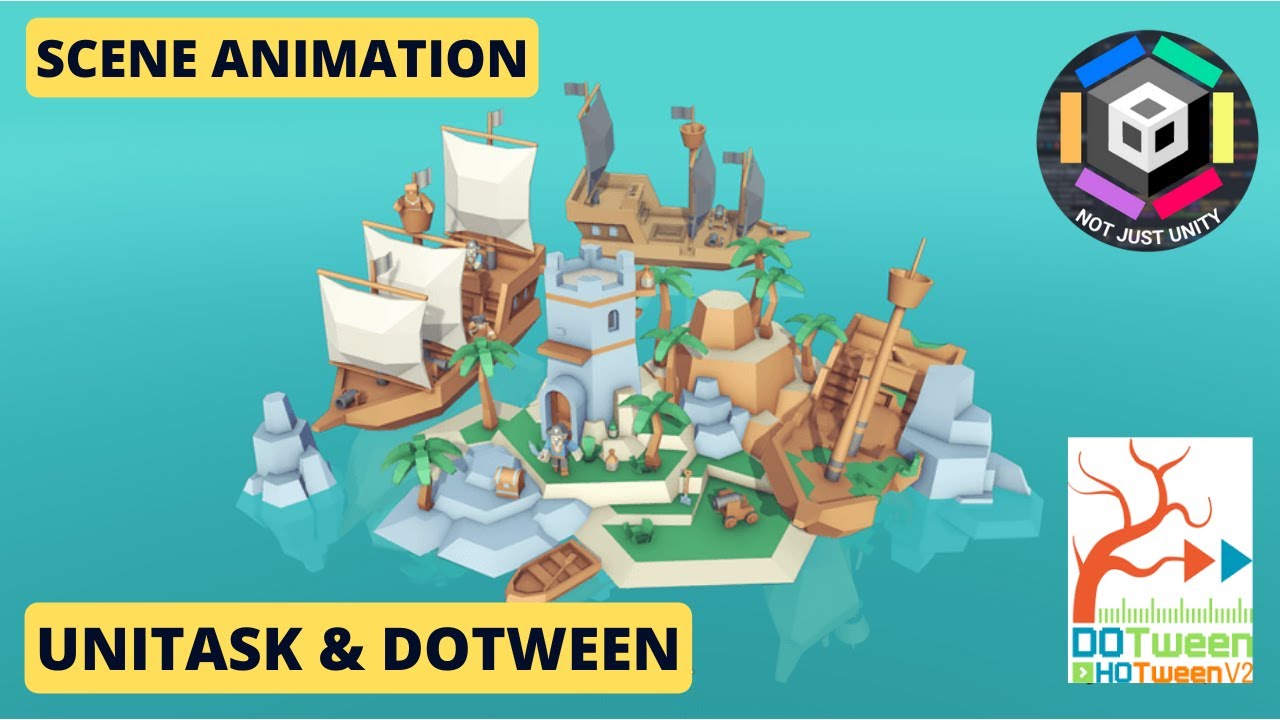 STUNNING Animation w/ DOTween Unity async await UniTask