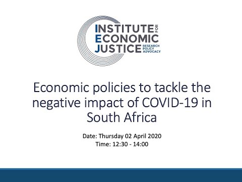 Economic policies to tackle the negative impact of COVID-19 in South Africa